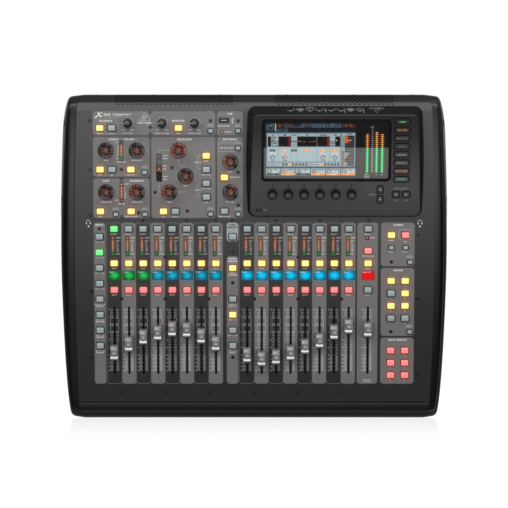 Behringer X32 Compact 40-Channel Digital Mixer - UK Plug – Swee Lee ...